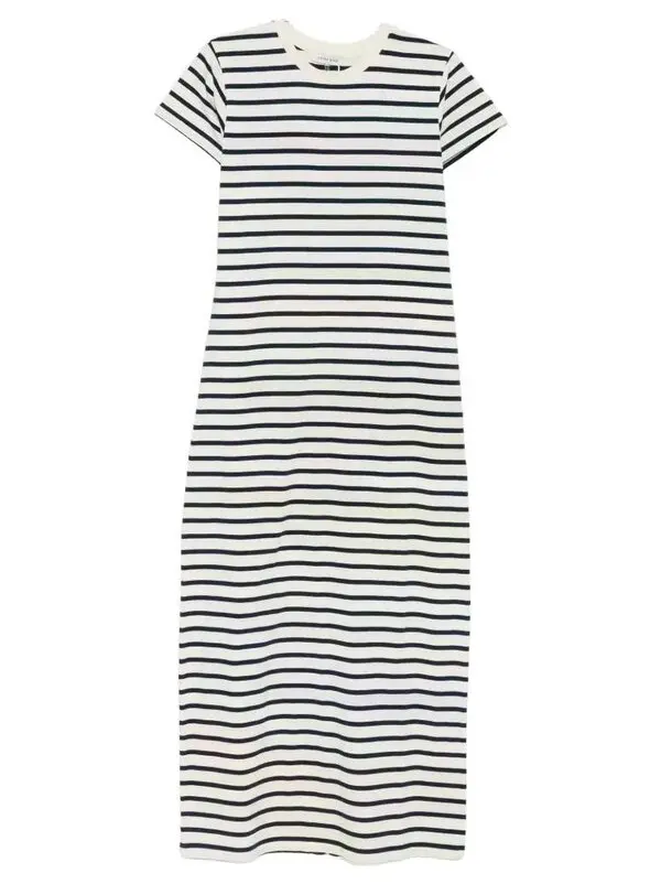 ANINE BING Wynne Striped Midi Dress - Blue
