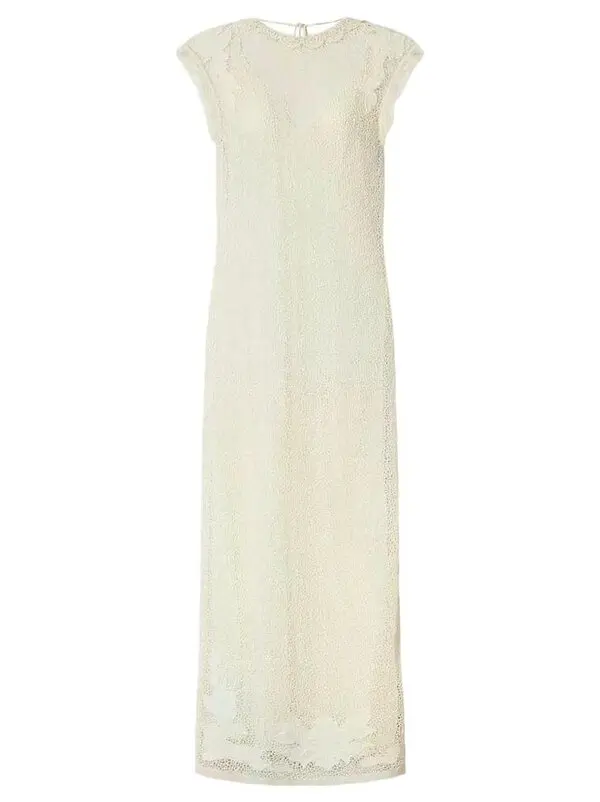 Isabel Marant Delvine Open-back Midi Dress - Neutrals