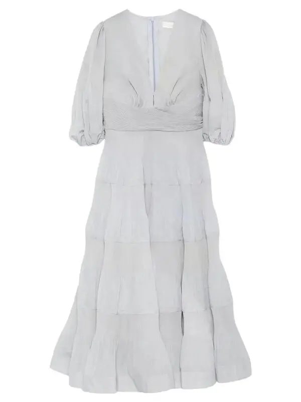Zimmermann Tiered Midi Dress - Blue