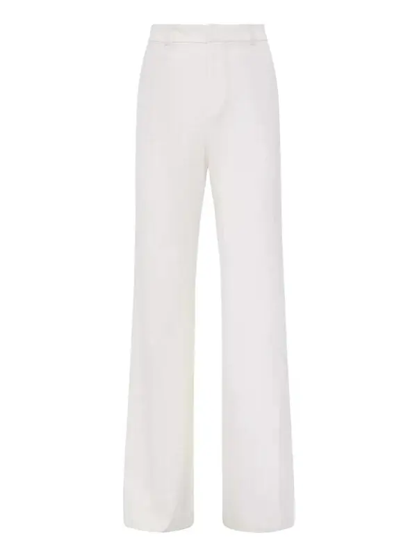 L'Agence Livvy Palazzo Pants - White