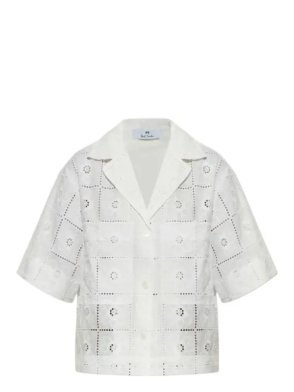 Paul Smith Floral-embroidered Shirt - White