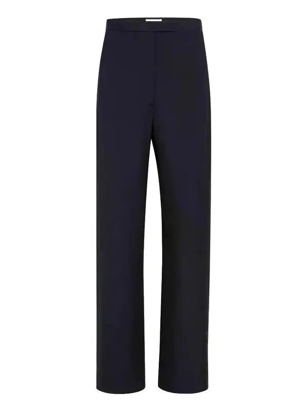 Khaite Borden Slim Leg Trousers - Blue