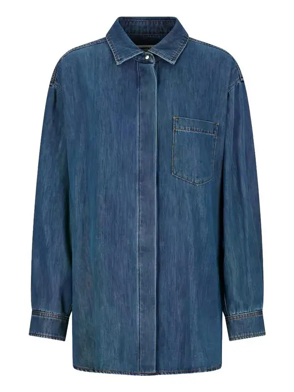 DARKPARK Anne Denim Tailored Shirt - Blue