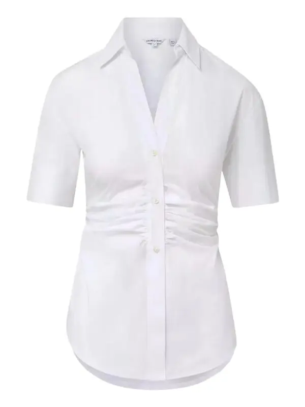 Veronica Beard Devra Short-sleeved Shirt - White