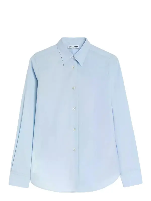 JIL SANDER Lightweight Poplin Shirt - Blue