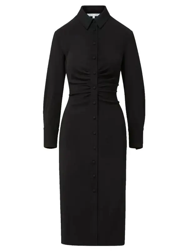Veronica Beard Loxley Shirt Dress - Black