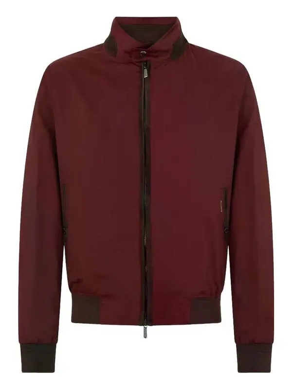 MOORER Zip-fastening Jacket - Red