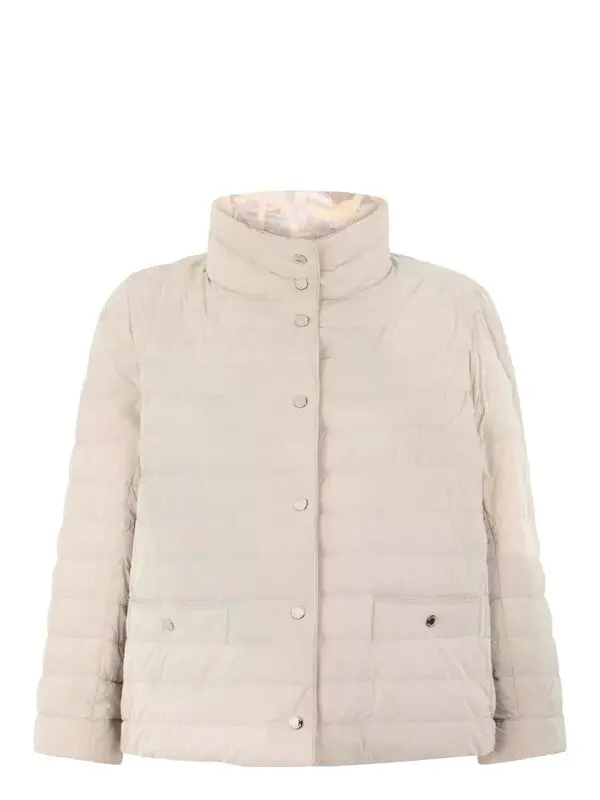MOORER Button-down Quilted Jacket - Neutrals