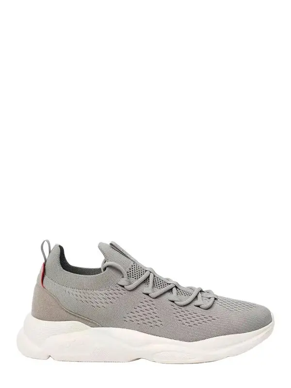 Hugo Leon Ribbed Sneakers - Grey