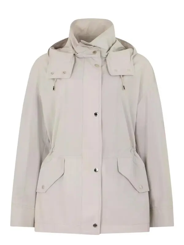 MOORER Lightweight Hooded Jacket - Neutrals