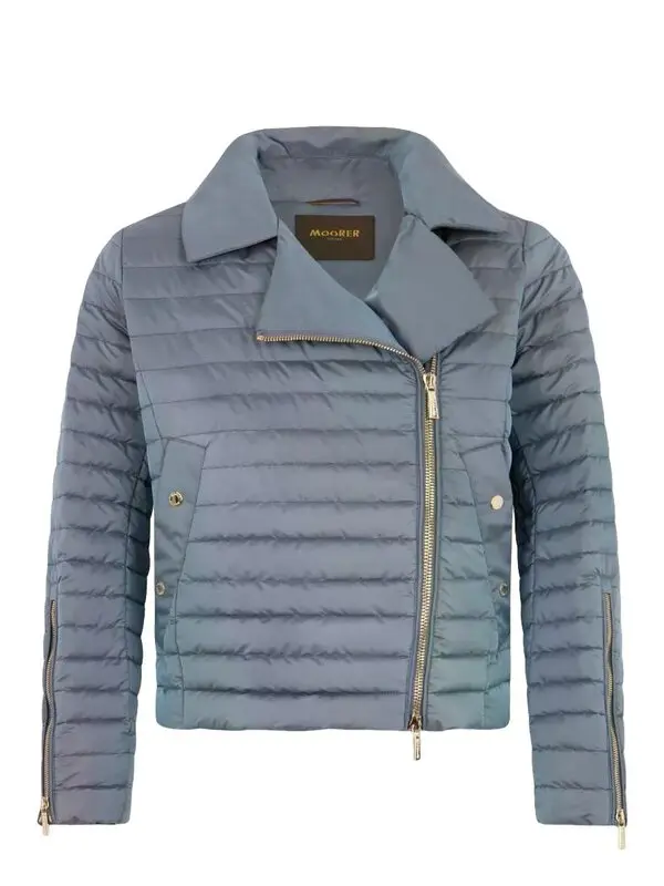 MOORER Quilted Padded Jacket - Blue