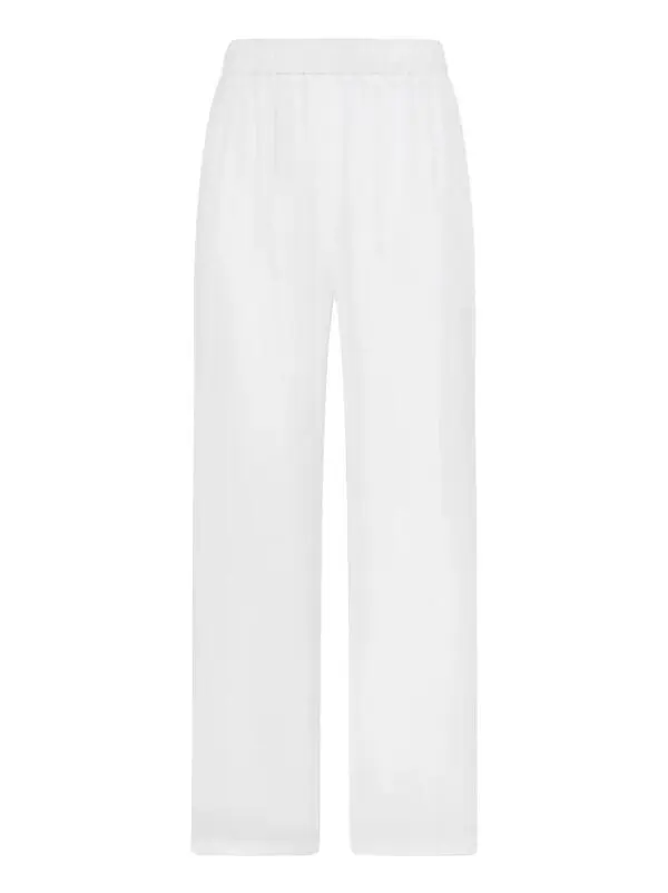 Fabiana Filippi Elasticated-waist Trousers - White