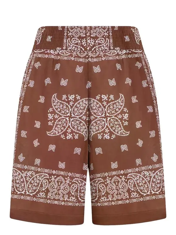 Fabiana Filippi Graphic-pattern Shorts - Brown