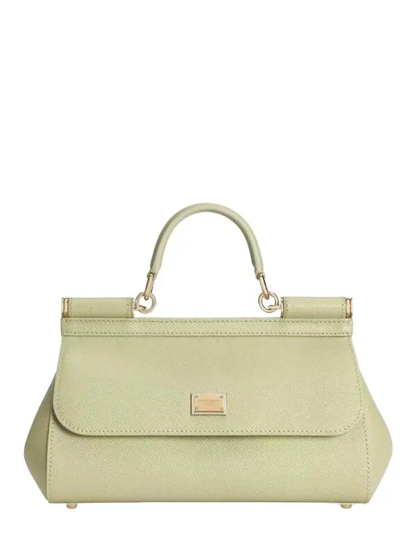 Dolce & Gabbana Sicily Handbag In Dauphine Calfskin - Green