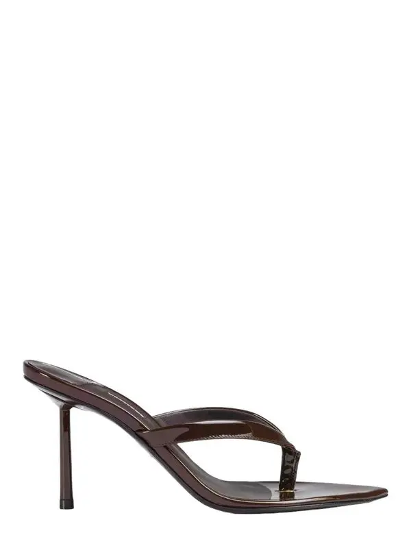 LE SILLA 80mm Gisele Mules - Brown