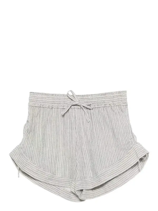 MARANT ETOILE Thaliany Striped Shorts - Blue