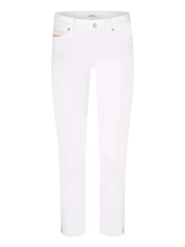 CAMBIO Piper Short Jeans - White
