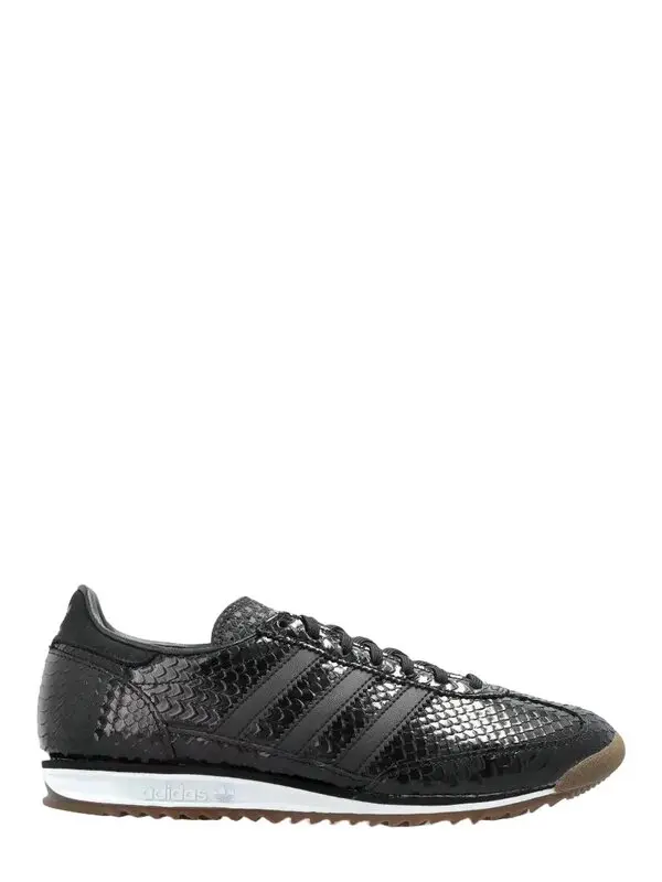 Adidas Sl 72 Og Reptile-effect Sneakers - Black