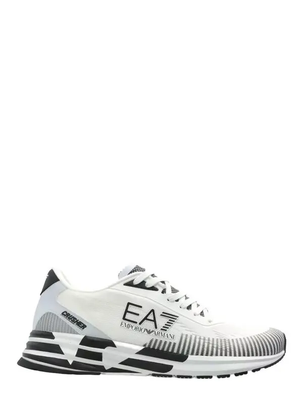 EA7 Crusher Logo Sneakers - White