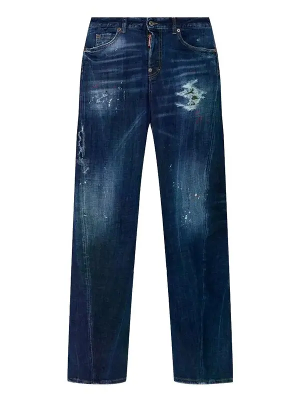 Dsquared2 Distressed Trousers - Blue