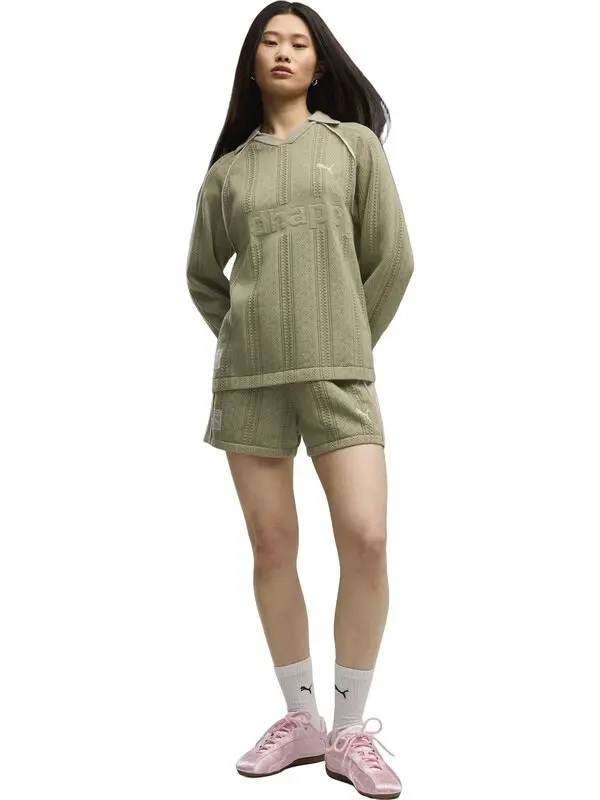 PUMA X Madhappy Pointelle Knit Shorts - Green