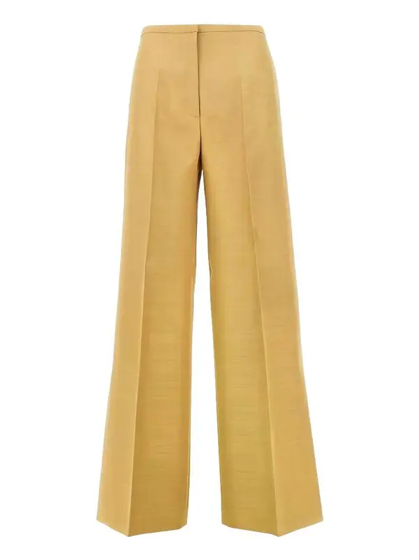 Alberta Ferretti Wide-leg Trousers - Yellow