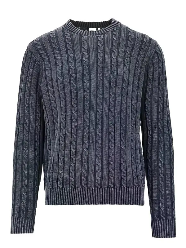 Aspesi Cable-knit Sweater - Blue