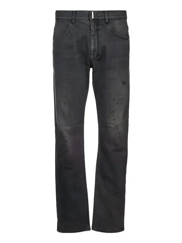 Givenchy Five-pocket Straight-fit Jeans - Grey