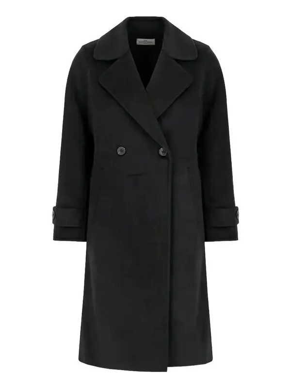 THE DYNAMIS STUDIO Buttoned Double-breasted Coat - Grey