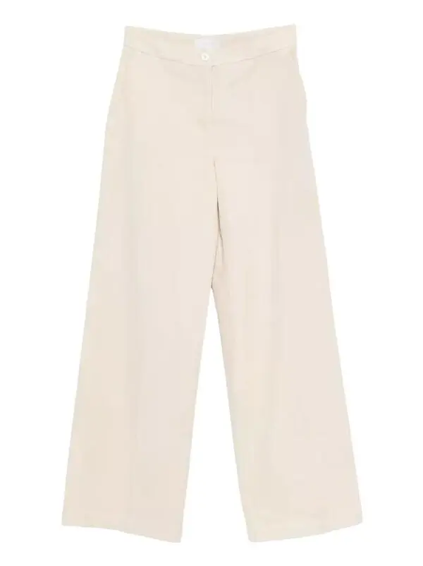 VIA MASINI 80 Wide-leg Trousers - Neutrals