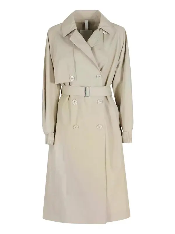 DUNO Belted Double-breasted Jacket - Neutrals