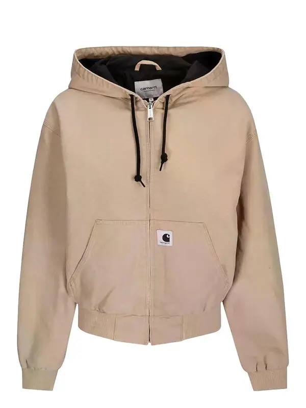 Carhartt Work In Progress Og Hooded Canvas Jacket - Neutrals
