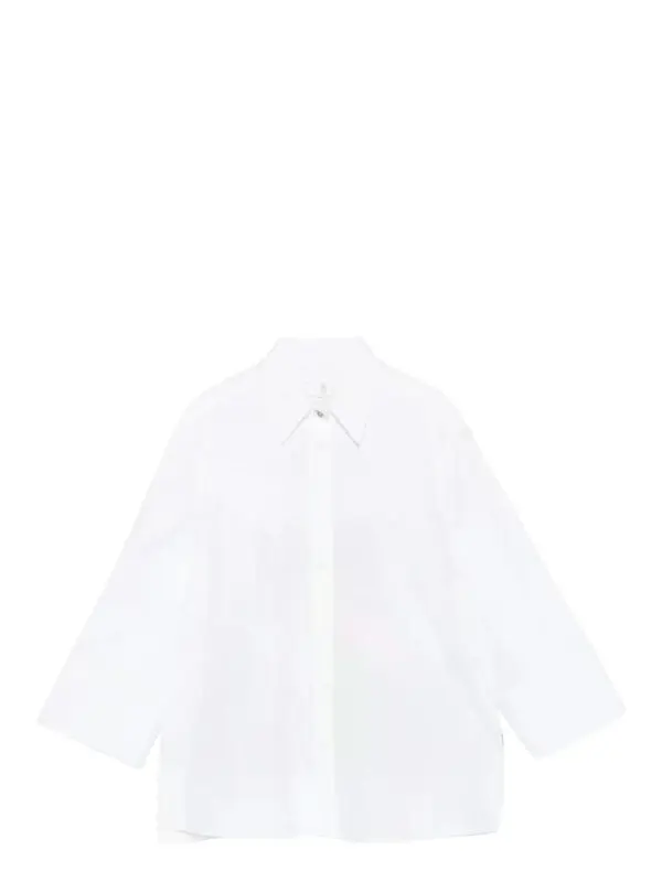 TRAME AUREE Button Front Shirt - White