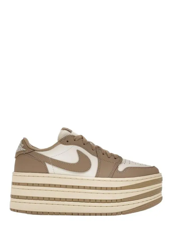 JORDAN 1 Low Triple Stack Sneakers - Khaki/sail/coconut Milk