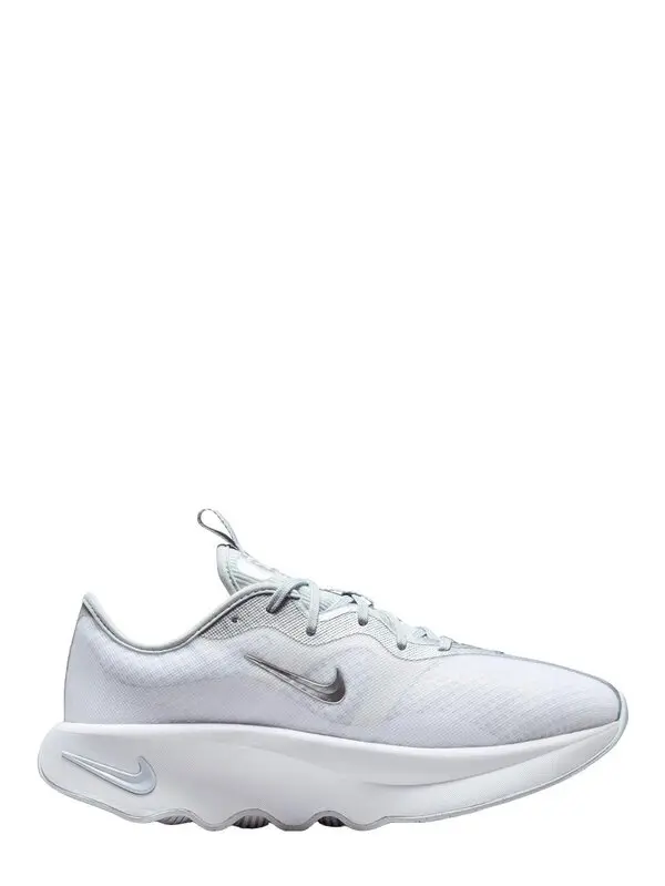 Nike Lace Up Sneakers - White/pure Platinum/metallic Silver