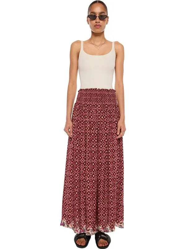 Natalie Martin Bella Maxi Skirt - Red