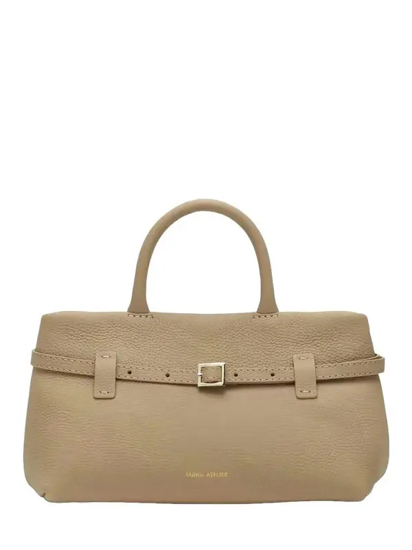 Manu Atelier Le Cambon 25 Leather Tote Bag - Neutrals