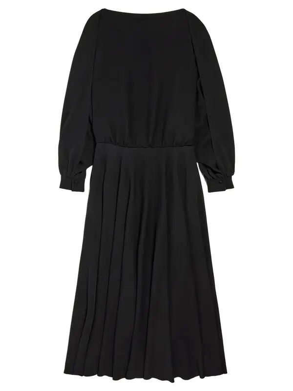 Balenciaga Long Sleeve Balloon Dress - Black