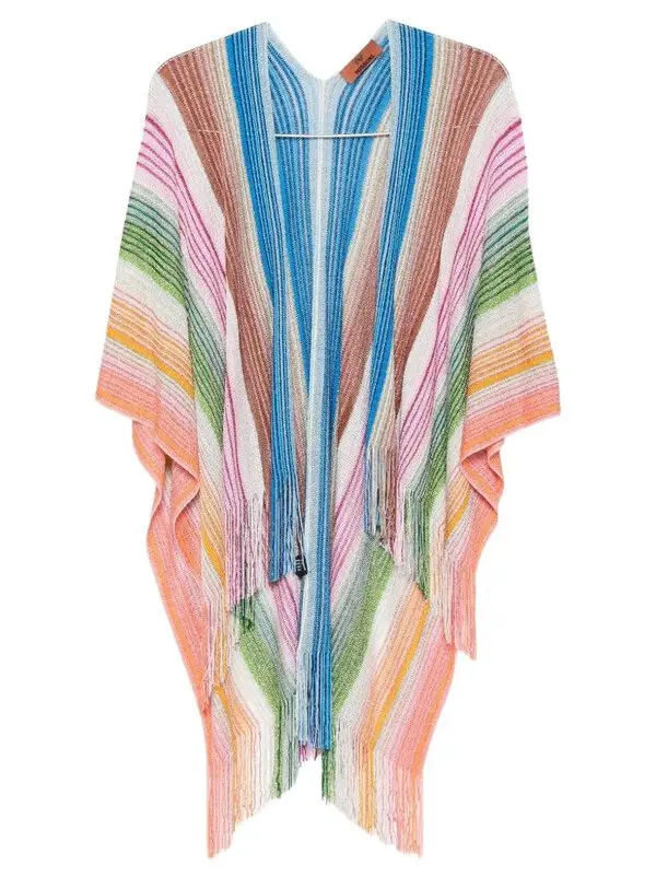 Missoni Striped Poncho - Multi