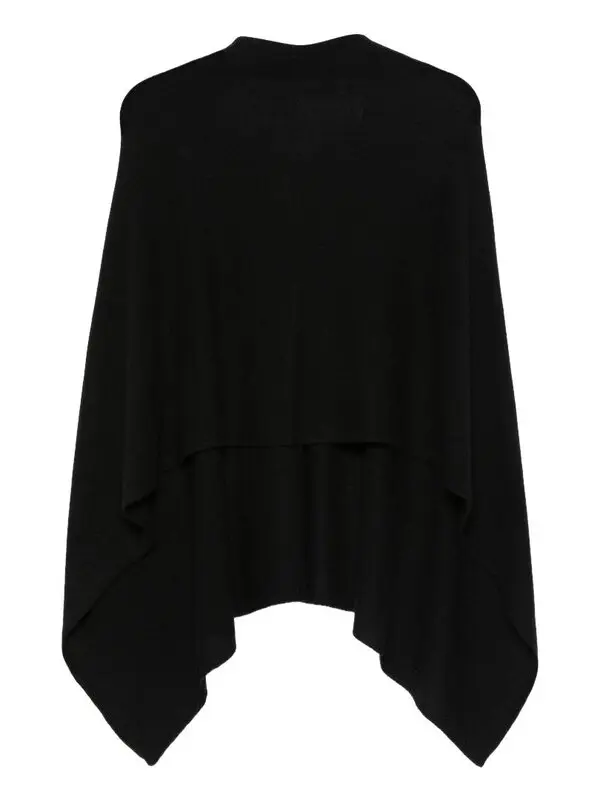 BEYOU Cashmere Poncho - Black