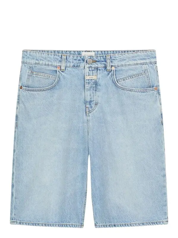 Closed Denim Cotton Shorts - Sky Blue