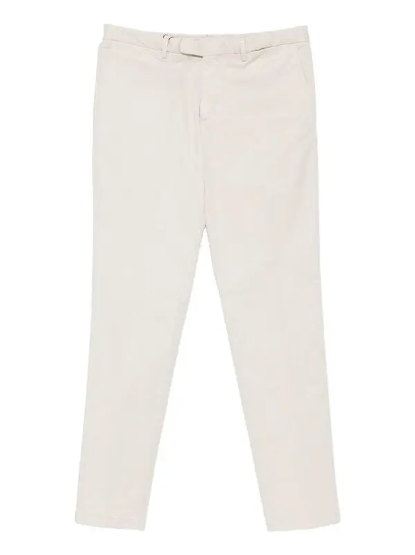 Boglioli Cotton Blend Trousers - White