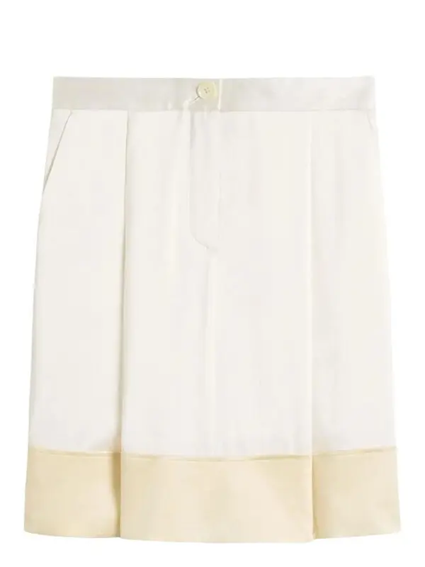 TOTEME Soft Tuxedo Skirt - White