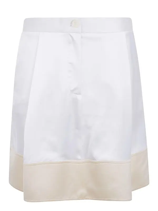 TOTEME Soft Tuxedo Skirt - White