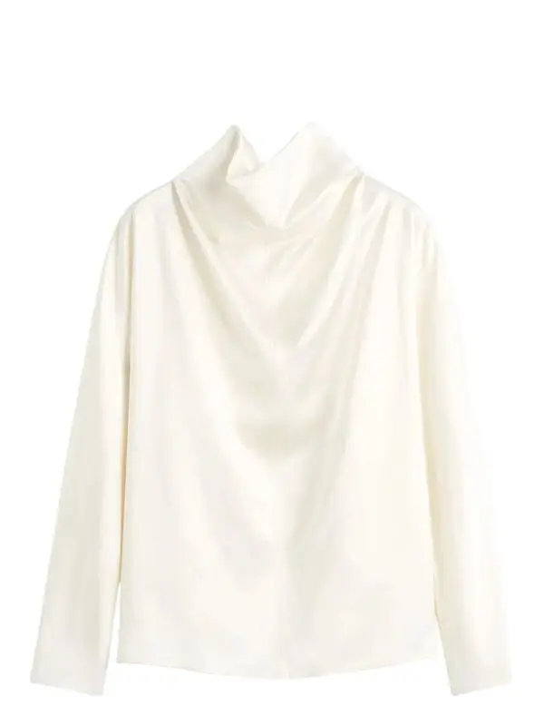 TOTEME Cowl Neck Blouse - White