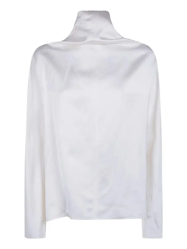 TOTEME Cowl Neck Blouse - White