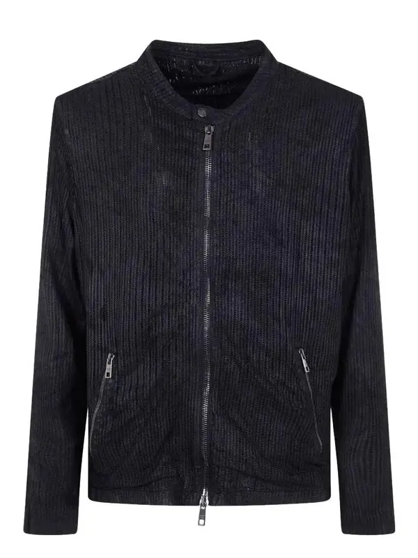 GIORGIO BRATO Biker Jacket - Black