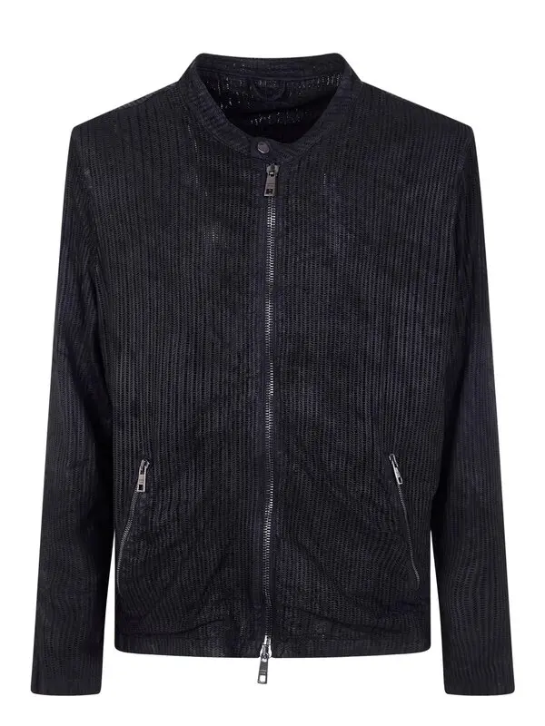 GIORGIO BRATO Biker Jacket - Black