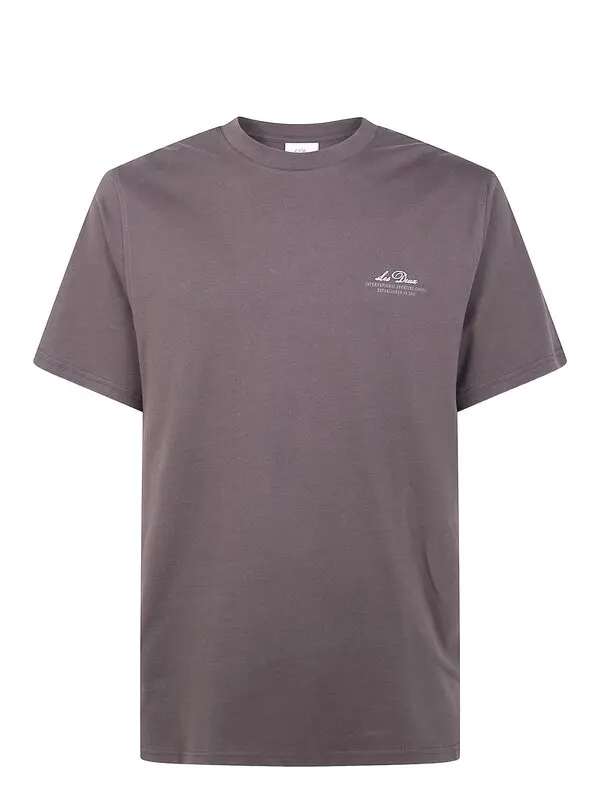 LES DEUX Ben Globe" T-shirt - Brown