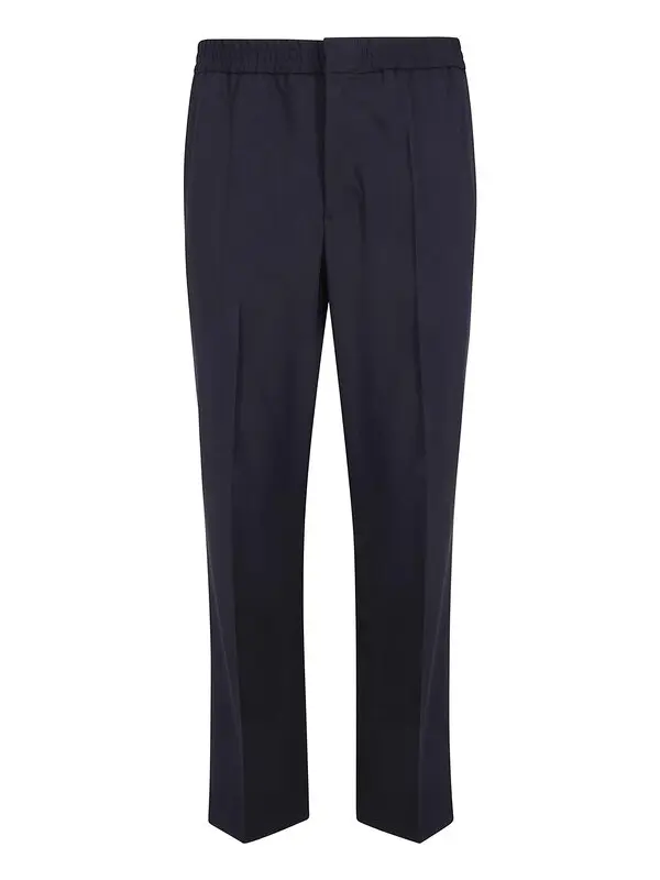Ami Elasticated Waist Trousers - Black